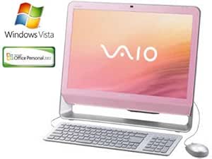 Amazon.co.jp: ソニー(VAIO) VAIO typeJ JS50B Office2007 ピンク VGC-JS50B/P : パソコン・周辺機器