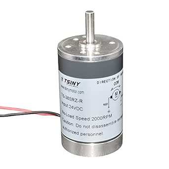 Generic Motor 2000 5000 RPM DC Permanenr Magnet Gear Motor 12/24V High ...