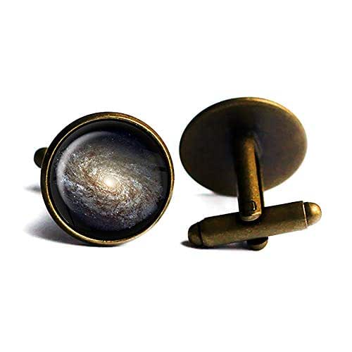 Amazon.com: NASA Photograph Galaxy Dark Beauty Antique Bronze Cufflinks ...