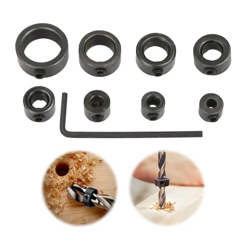 Depth Stop Rings, Drill Depth Stop Set, Depth Stop for Drill, Depth ...