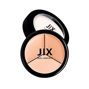 Amazon.com : BeautyMall 1PC J/X Professional Triple Concealer Cream Concealer, Full Coverage ...