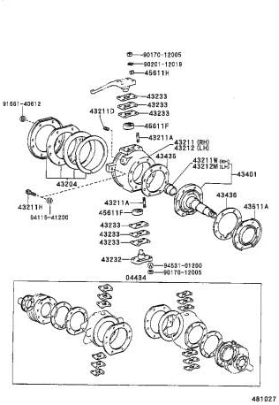 Amazon.com: Genuine Toyota Parts - Gasket, Knuckle Spin (43435-60011 ...