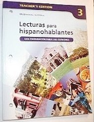 Lecturas para hispanohablantes Workbook (Avancemos!, Level 3) (Spanish ...