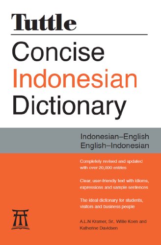 Tuttle Concise Indonesian Dictionary: Indonesian-English English ...