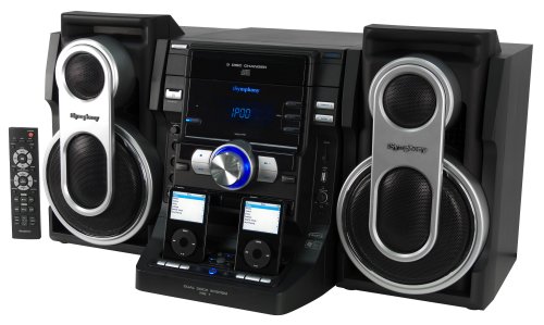 iSymphony MS1 Micro Music System with Dual Built-in Universal Docks for ...