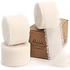 Amazon.com: Ribbli Cream White Ribbon 1 Inch x 3 Rolls Total 24 Yards ...