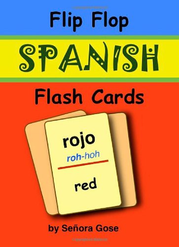 Amazon.com: Flip Flop Spanish Flash Cards: Rojo Set (Cards) (English ...
