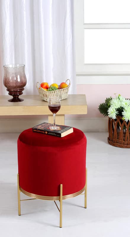 Smartkart Ottoman Pouffes Sitting Mudda Puffy Stool for Living Room ...