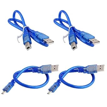 Amazon.com: DIYmall USB Cable for Arduino + Micro-USB Cable for ESP32 ...