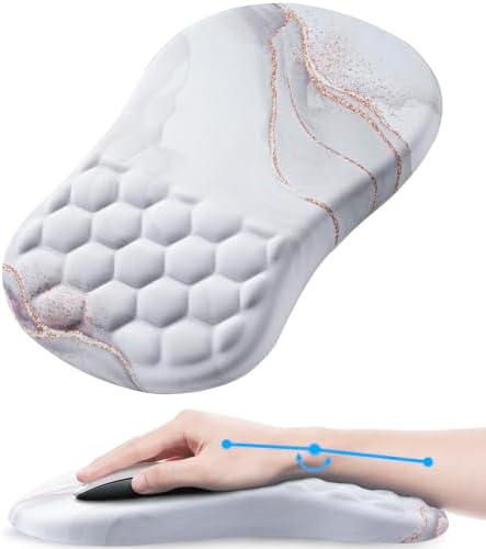 Amazon.com: Gleamtide Ergonomic Raised Mouse Pad Wrist Support with ...