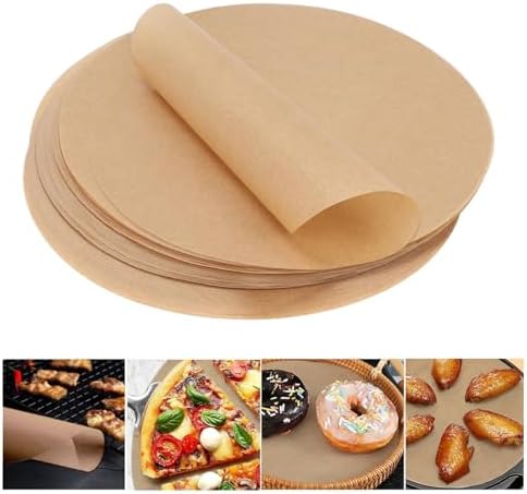 100 Pieces Baking Paper Round, Round Non-Stick Baking Paper 30cm ...