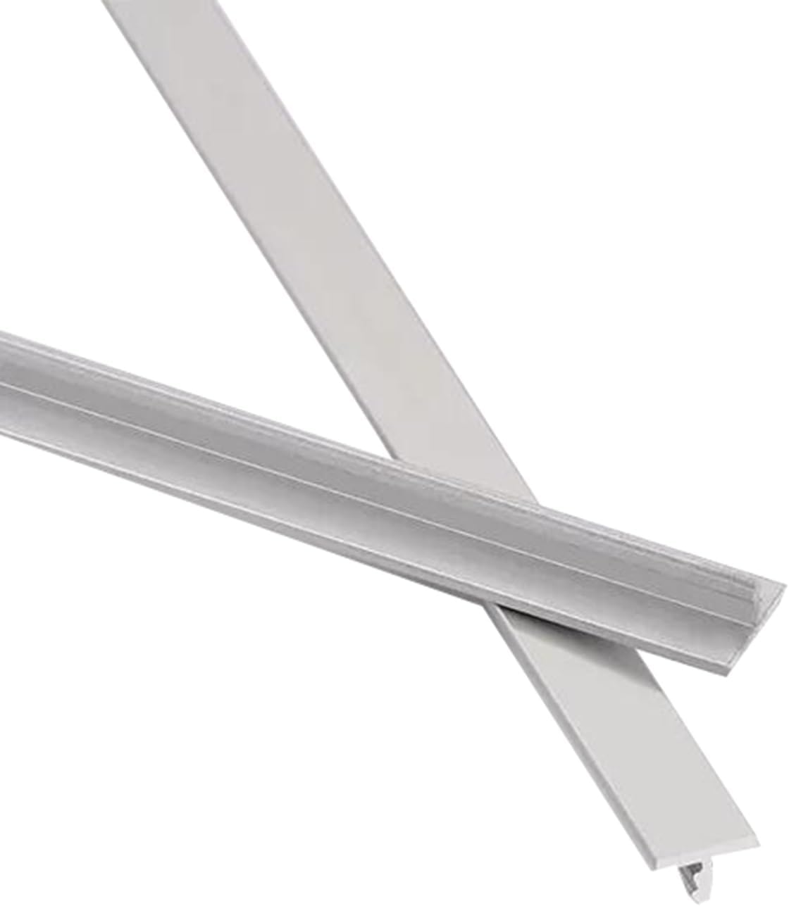 Amazon.com: 2 Aluminium T-Type Edging Strips, Crimping Edging Strips ...