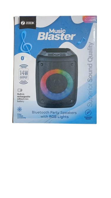 Music Blaster Superior SOUNG Quality Bluetooth Party Speakers with RGB ...