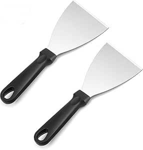 Amazon.com: 2 Pieces Griddle Scraper Set : Patio, Lawn & Garden