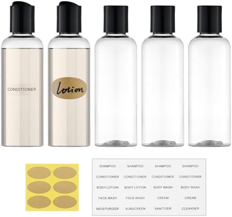 Amazon.com: owlyee Travel Bottles for Toiletries 3.4 oz TSA Approved ...