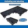 Amazon.com: Plastic Pallets, Lightweight Moisture-Proof Floor Pallet ...