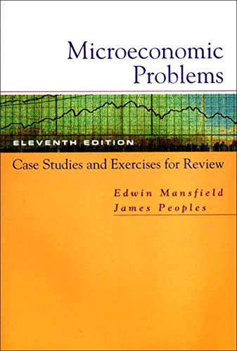 Amazon.com: Microeconomic Problems: Case Studies and Exercises for ...
