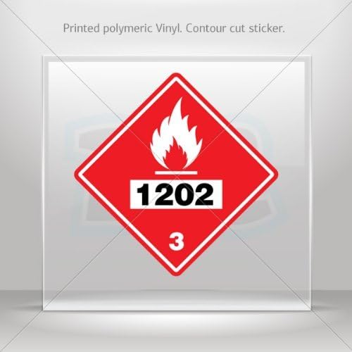 Amazon.com: Decals Decal Hazard Classification Class 3: Gas, Oil ...