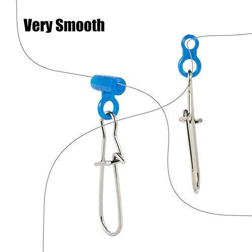 Snapklik.com : Sinker Slides, 100 Pack Duo Lock Snap Sliding Swivels ...