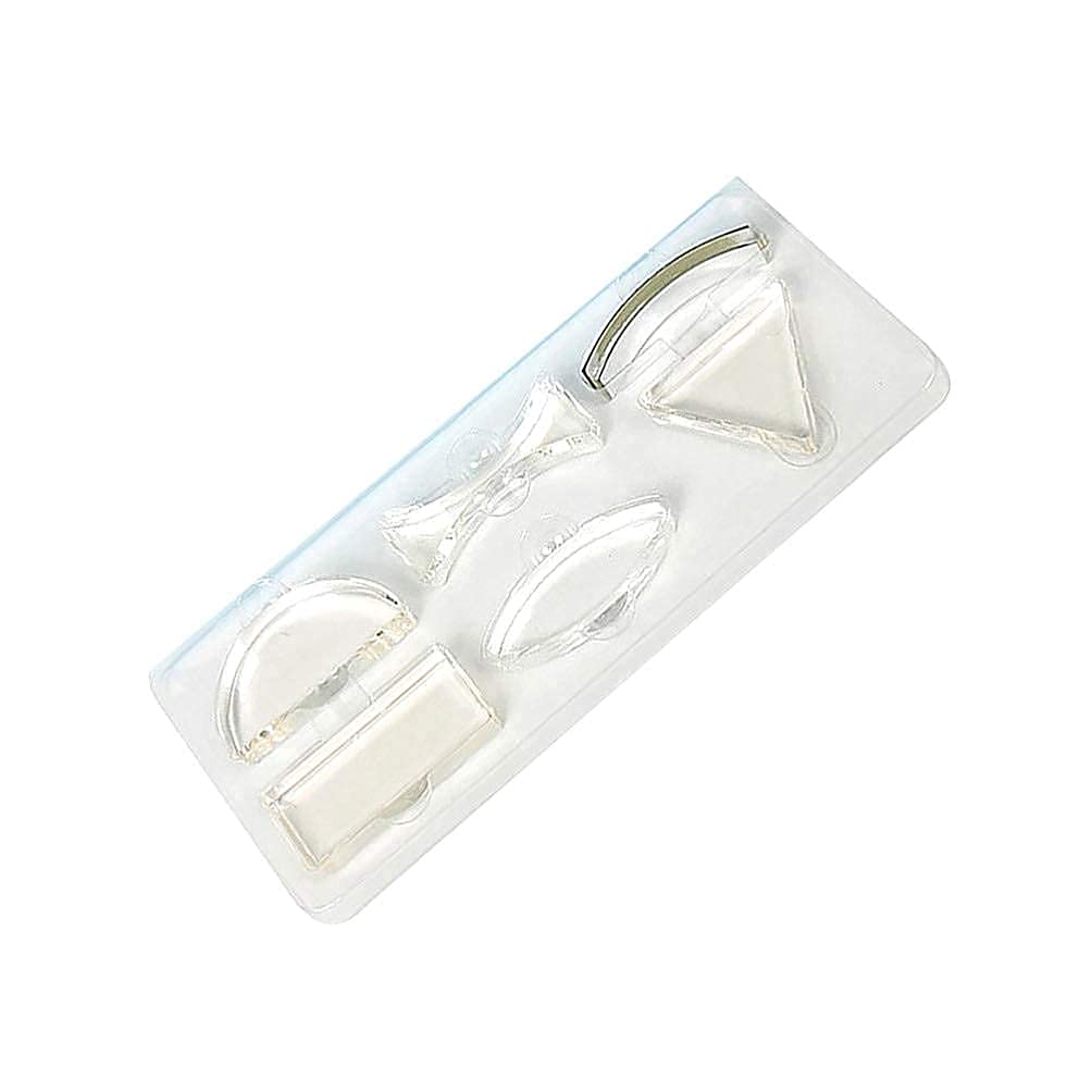 Buy 6Pcs Optical Convex Concave Lens Set Optical Geometric Shape Convex ...