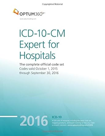 ICD-10-CM 2016 Expert for Hospitals: The Complete Official Code Set ...