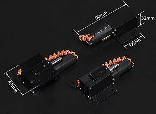 Amazon.com: Turnigy Full Metal Servoless 90 Degree Retracts w/Steerable ...