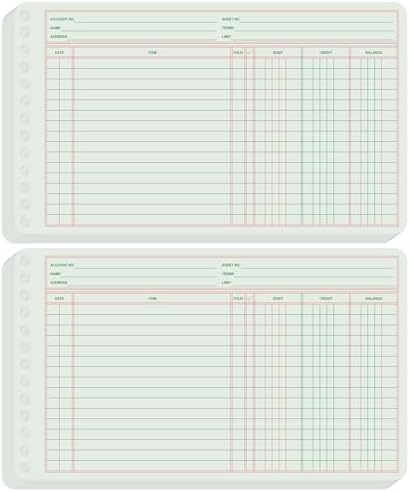 Amazon.com : Skyygemm 200 Pcs Ledger Sheets 5" x 8.5" Extra Sheets ...