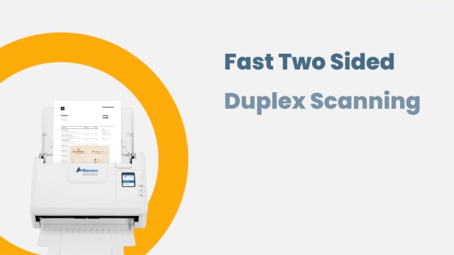Watch Fast, One-Touch, Duplex Document Scanner - Raven Standard on ...