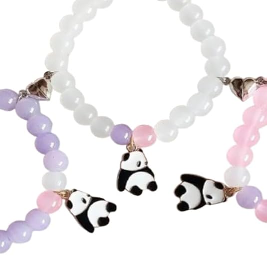 ARISTAL Jewellery Panda Friendship Bracelets and Matching Couples Sets ...