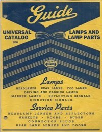 1920s to 1937 Guide Headlamp Lenses and lamp parts illustrated catalog ...