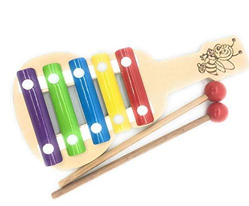 Buy SG Musical - Xylophone Guitar Wooden (5 Nodes) | Kids First Musical ...