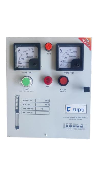 Submersible Water Pump Control Panel, 1.0 HP, 220V, : Amazon.in: Garden ...