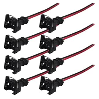 Amazon.com: 8Pcs Fuel Injector Connector OBD1 Plug Wire Harness Pigtail ...