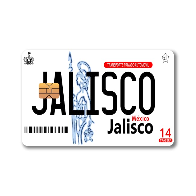 Amazon.com: Mexico Placas - Mexican License Plate - Credit Card Skin ...