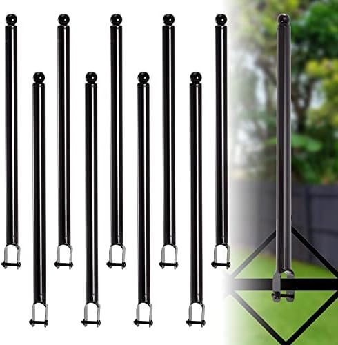 Amazon.com : 1-3/8" Chain Link Fence Post Height Extender for Dogs ...