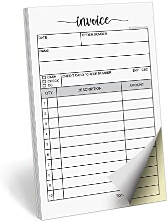 Amazon.com : Receipt Book,Handheld 2-Part Carbonless,4x5.5 inches ...