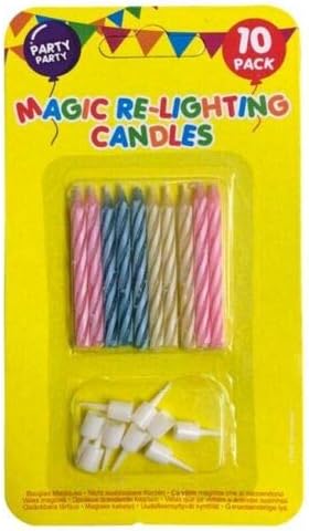 PMS Magic Relighting Candles : Amazon.co.uk: Toys & Games