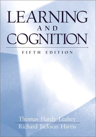 Amazon.com: Learning and Cognition (5th Edition): 9780130401991: Leahey ...