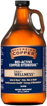 Amazon.com: Sovereign Copper Bio-Active Copper Hydrosol, Daily+ 4-in-1 ...