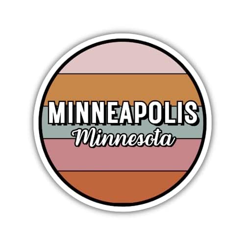 Amazon.com: Minneapolis Minnesota Travel Sticker, 2.5" Multiple Colors ...