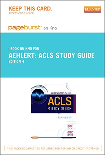 ACLS Study Guide- Elsevier eBook on Intel Education Study (Retail ...