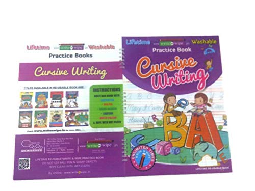 Buy Cursive Writing - Reusable washable practice Book Book Online at ...