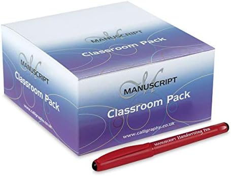 MANUSCRIPT Handwriting Pens Black - pack of 12 handwriters with black ...