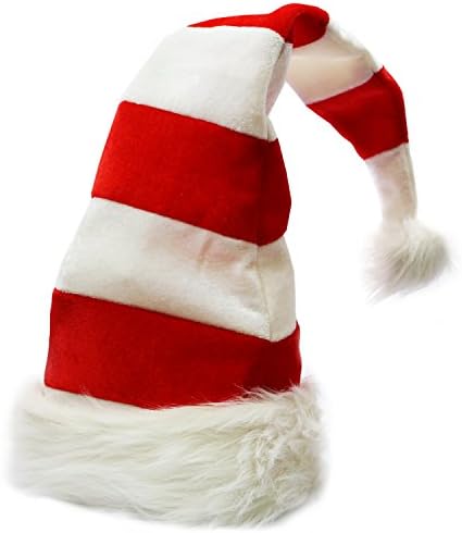 Long Santa Hat & Elf Hat - Striped Christmas Hats - Holiday Hats ...