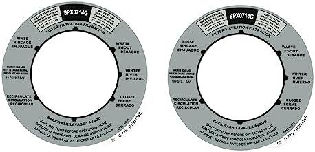 Amazon.com: SPX0714G Sand Filter Valve Label Plate Sticker Replacement ...