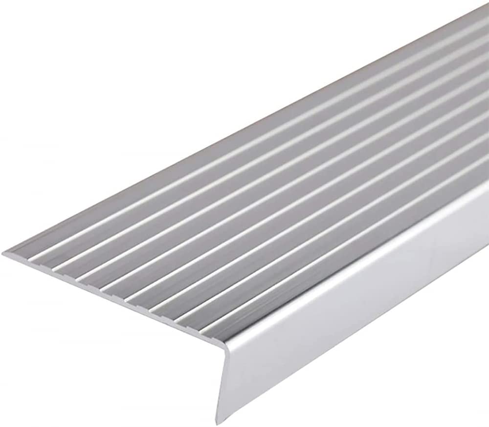 Buy Threshold Strip 2 Pcs 1M Length L Shape Aluminum Stair Anti Slip ...