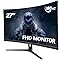 Amazon.com: CRUA 30" Curved Gaming Monitor, 144Hz/200Hz Computer ...