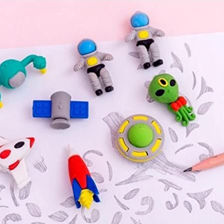 Homesoul 3D Fancy & Stylish Colorful Erasers for Children Different ...