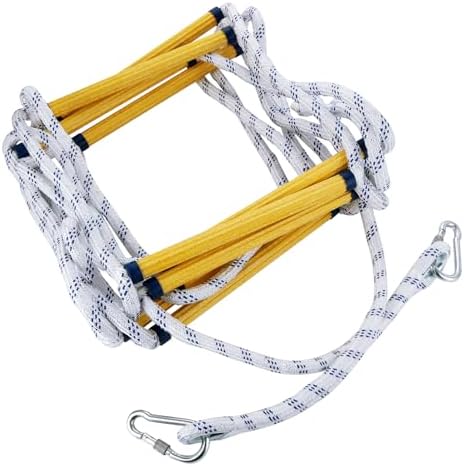 GBACHOOSE Fire Ladder 2 Story Window, 16Ft Fire Escape Ladder 2 Story ...