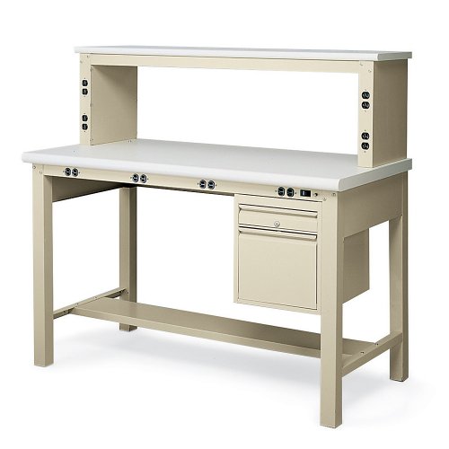 Edsal Riser for Electronic Tech Benches - 72X15 Standard Plastic ...